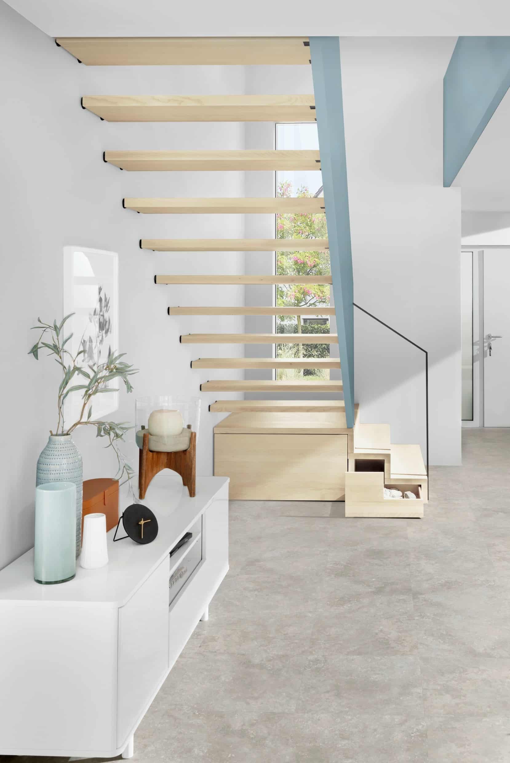 Treppe mit Schubkasten: OCTA von Treppenmeister - BAU-Index